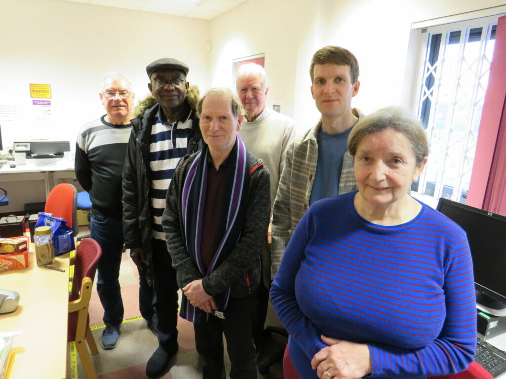IT class at Benchill Community Centre - WCHG